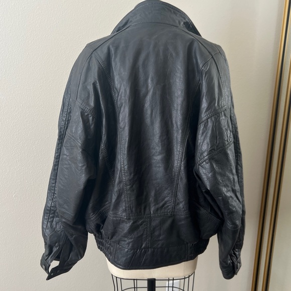 Wilsons Leather | Jackets & Coats | Vintage Wilsons Black Leather Heavy ...